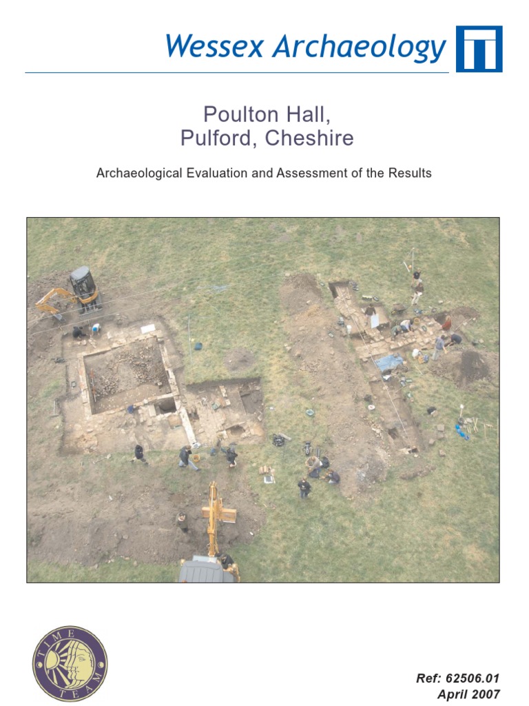 Poulton Hall, Pulford, Cheshire | PDF | Excavation (Archaeology ...