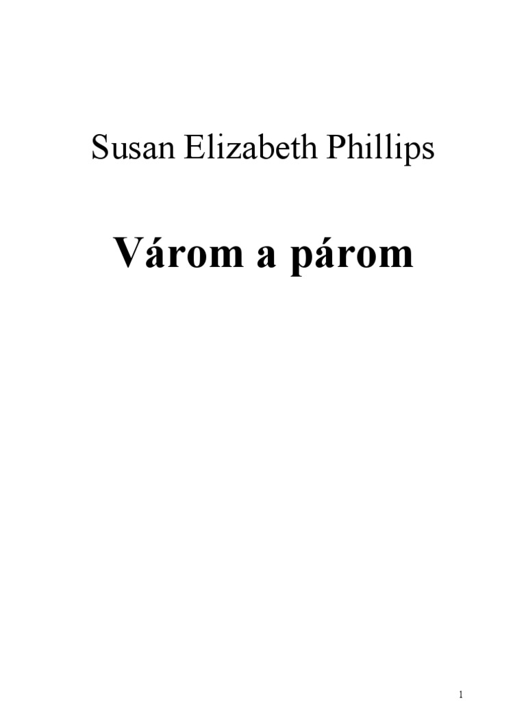 Várom A Párom | PDF