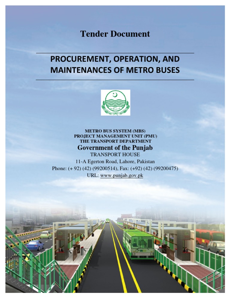 Metro Bus Service | PDF | Bus | Request For Proposal