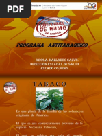 Triptico Sobre Tabaco 1 | PDF | Fumar tabaco | Adicción