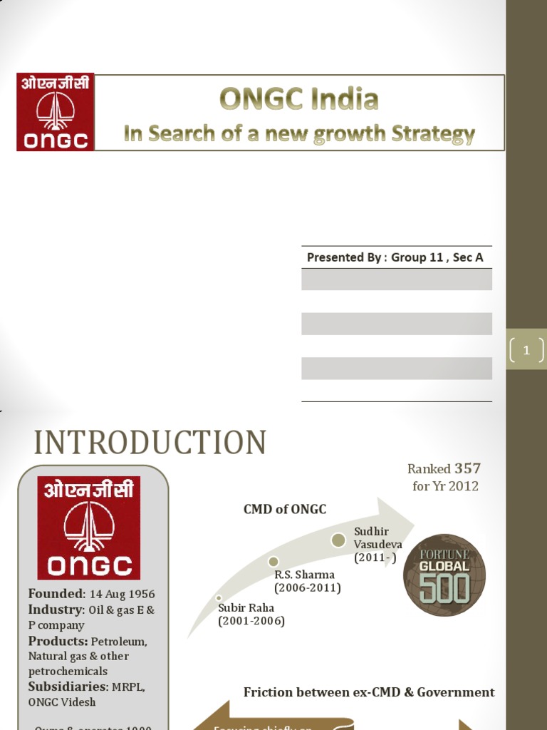 Ongc India | Download Free PDF | Petroleum | Oil Refinery