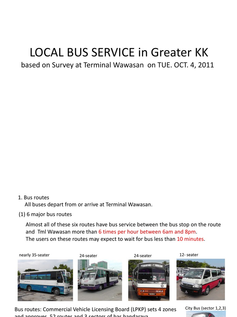 Sabah KK Bus Routes | PDF