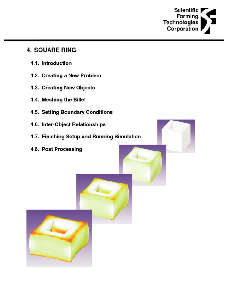 Stress Analysis Using Deform 3d | PDF | Forging | Software