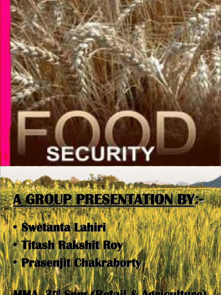 Food Security | PDF | Food And Drink | Economies