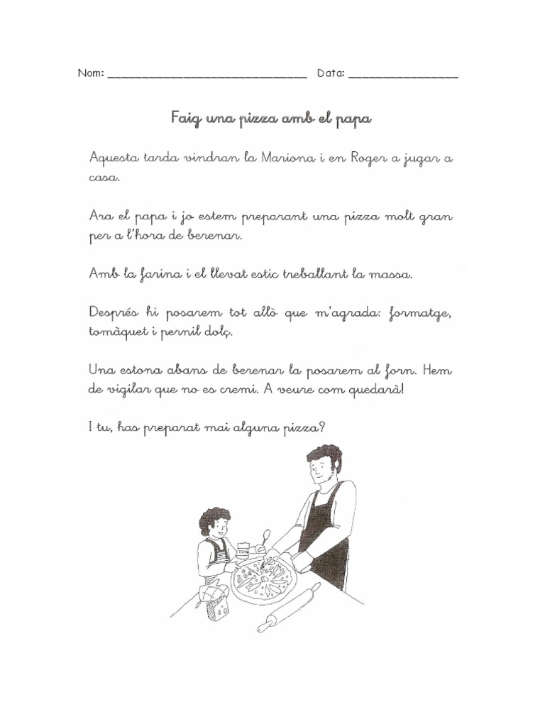 Lectura 3. Faig Una Pizza Amb El Papa | PDF