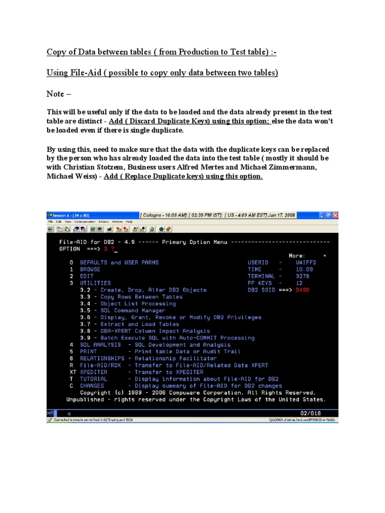 File Aid | PDF | Computer Data | Computing