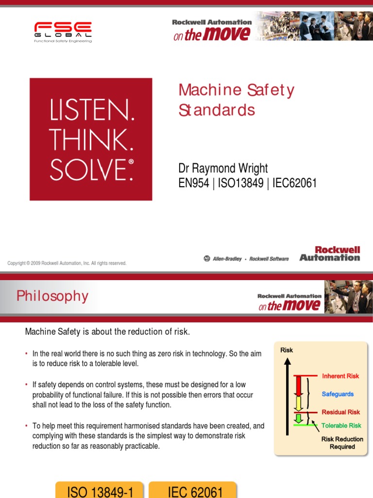 Machine Safety Standards | Download Free PDF | Risk Management | Risk