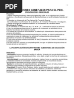 Orientaciones Peic | PDF | Pedagogía | Maestros