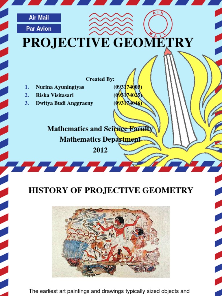 Projective Geometry | PDF | Projective Geometry | Perspective (Graphical)