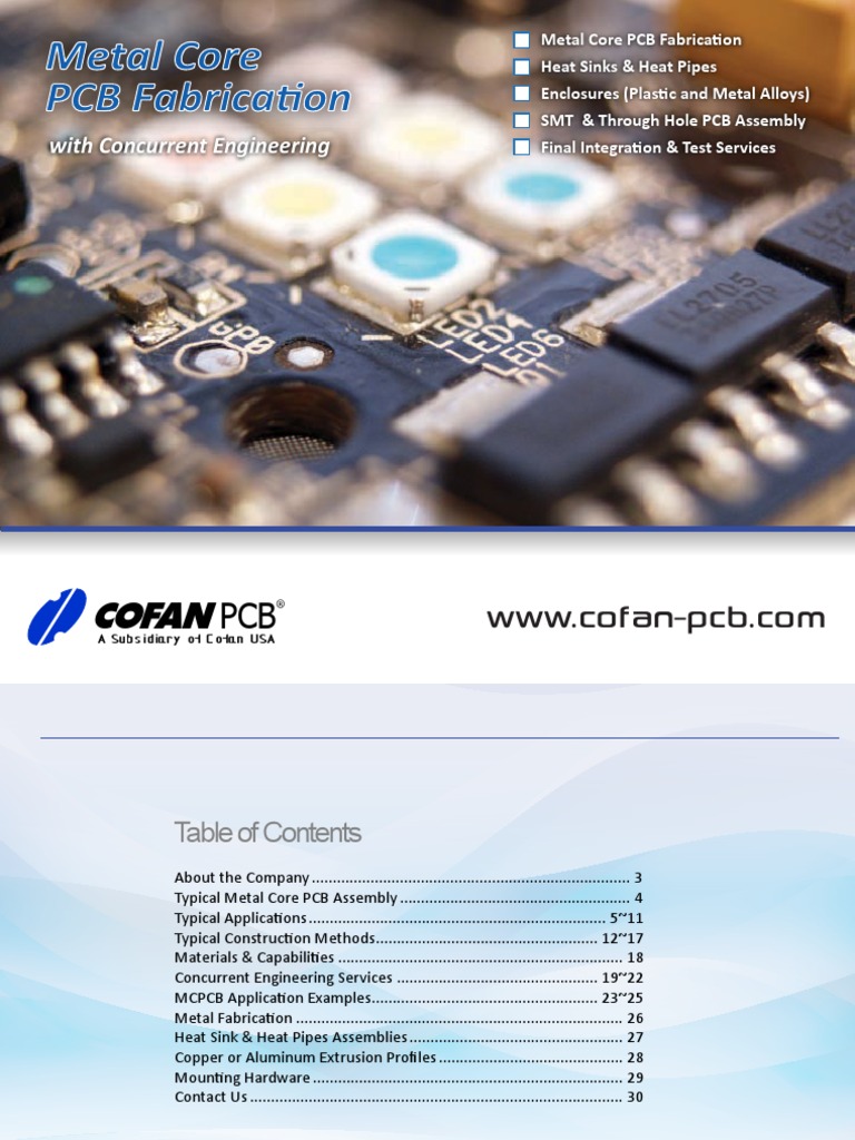 Metal Core PCB | PDF | Printed Circuit Board | Sheet Metal