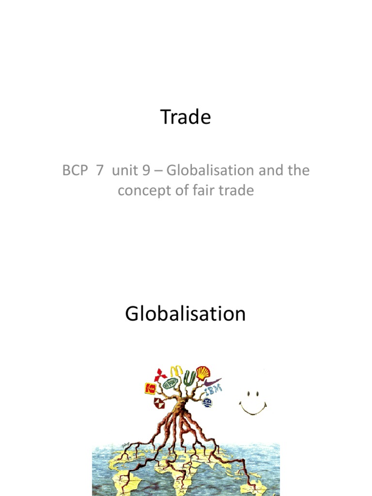 Globalisation and Fair Trade Insights | PDF