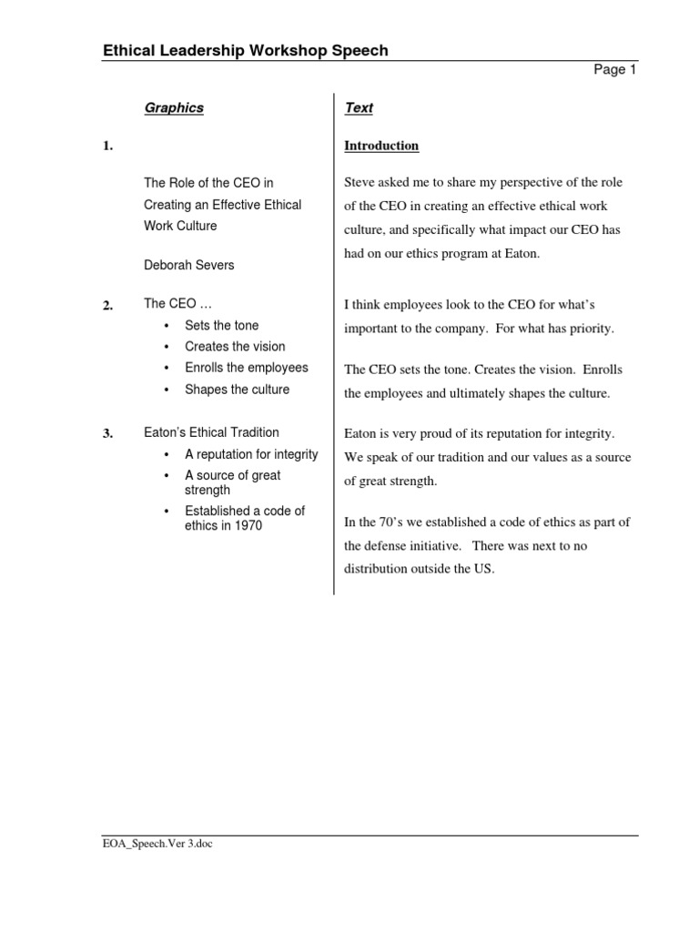 Ethical Leadership in Business | PDF | Integrity | Leadership