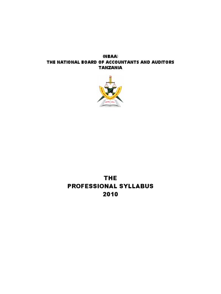 NBAA Syllabus | PDF