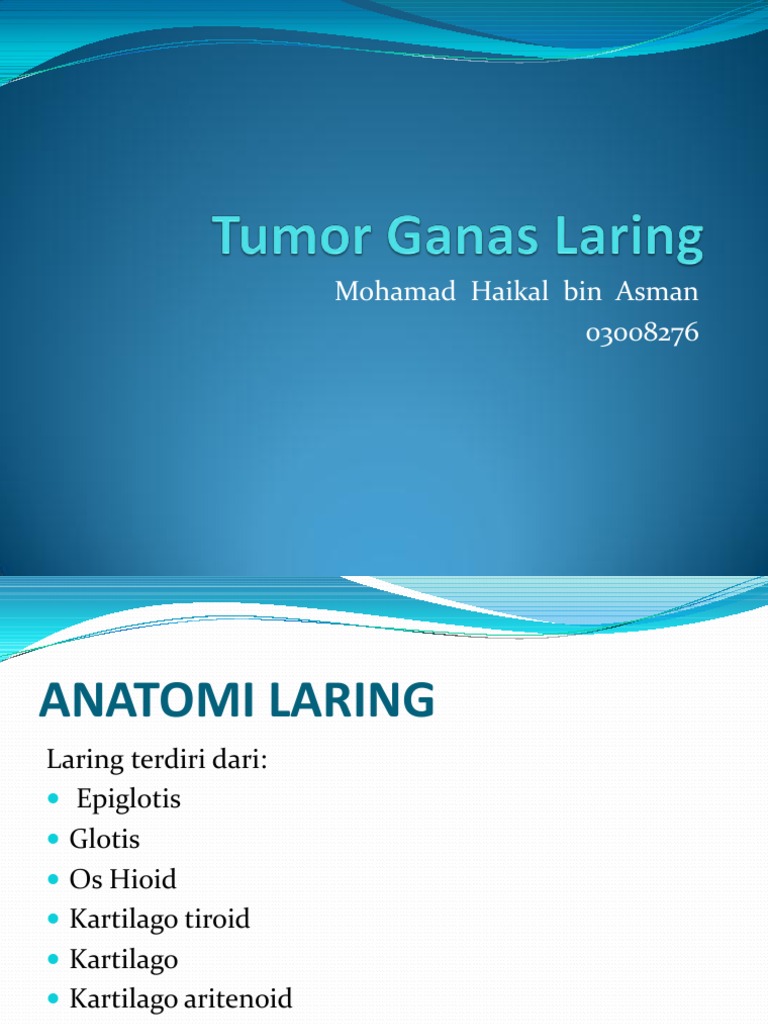 Tumor Ganas Laring | PDF