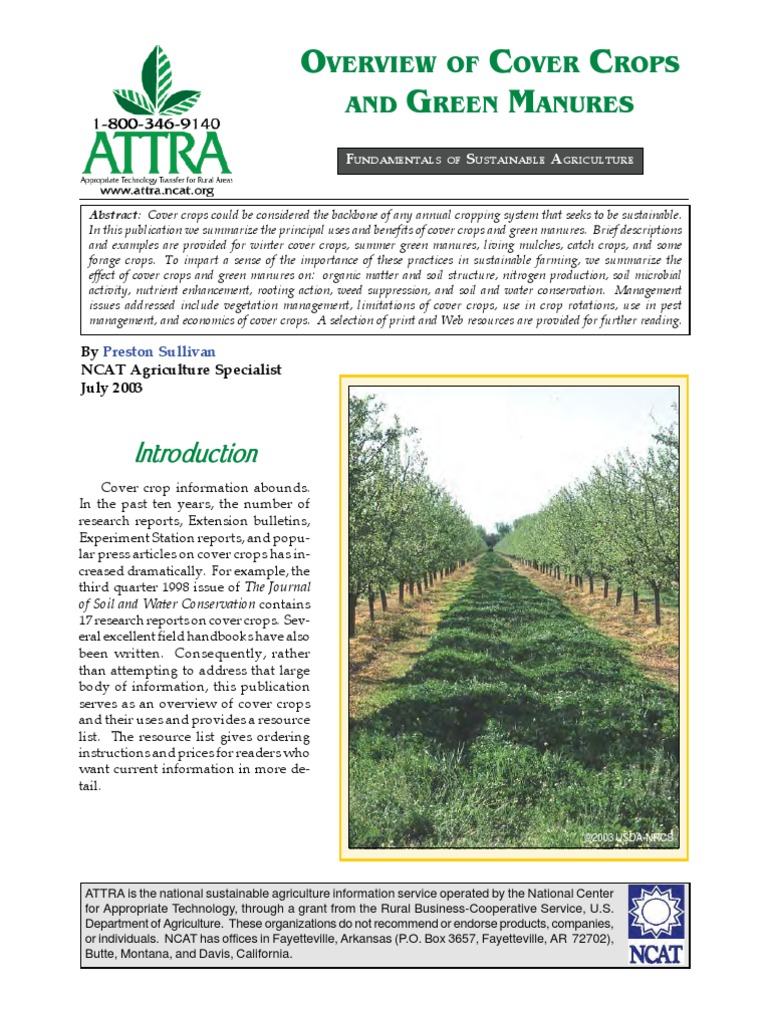 Overview of Cover Crops | Crop Rotation | Organic Matter