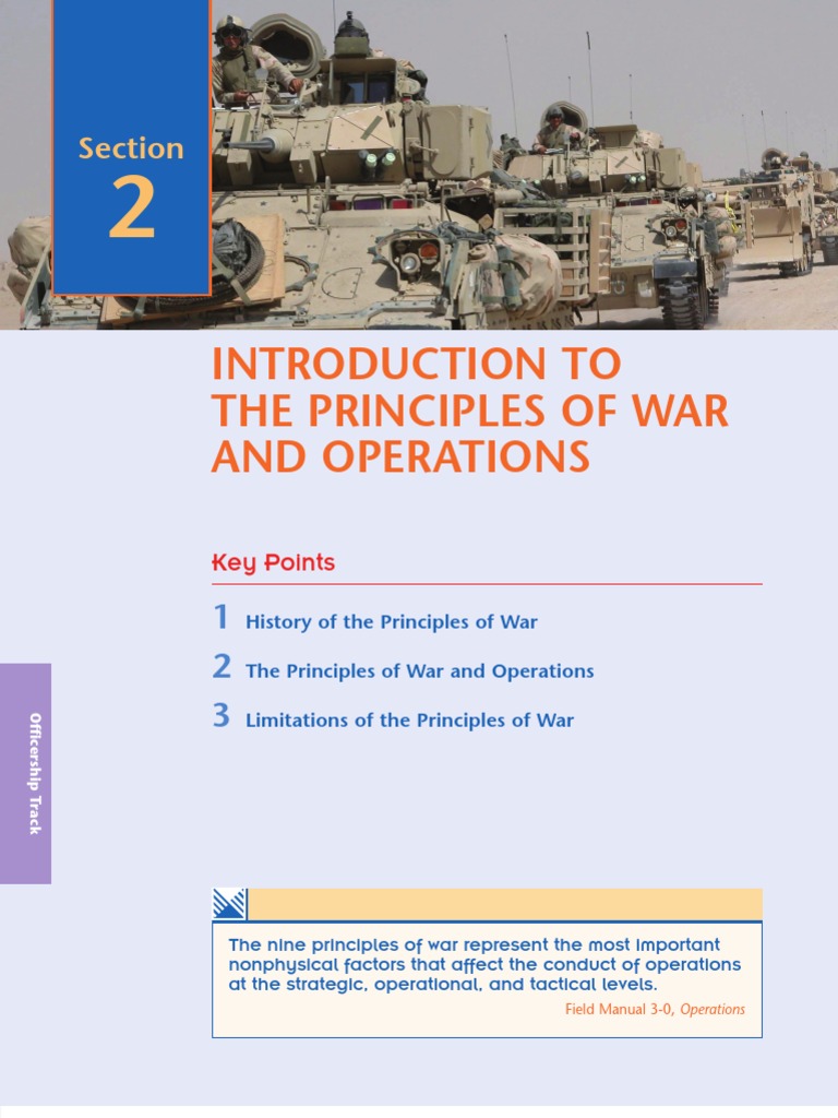 Intro To Principles of War and Operations | PDF | National Security ...