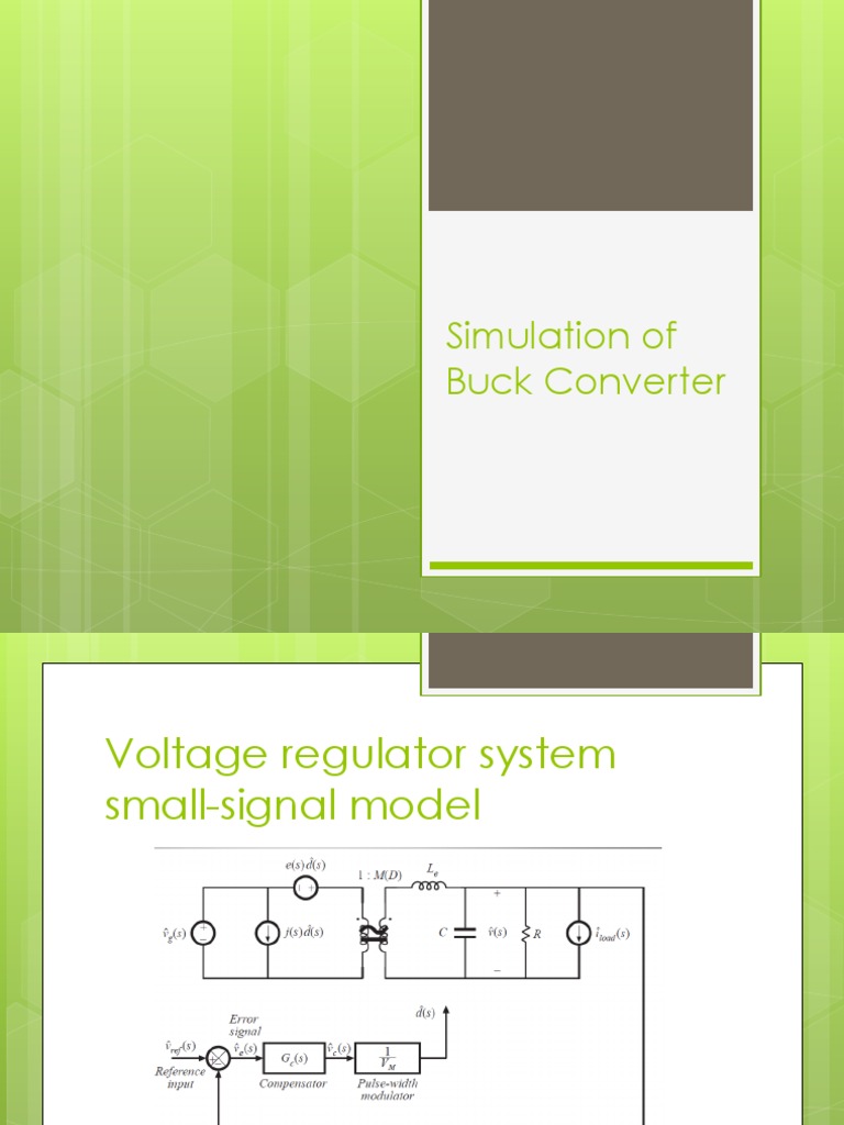 Simulation of Buck Converter | PDF | Voltage | Systems Theory