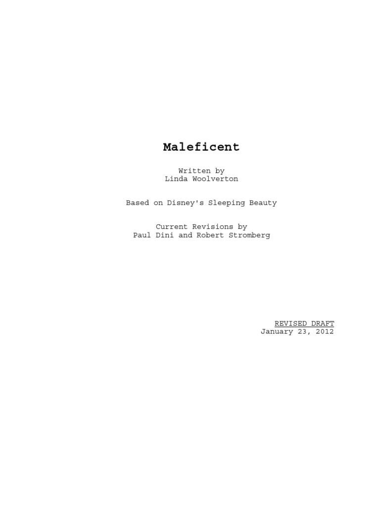 Maleficent | PDF | Fairies | Shepherd