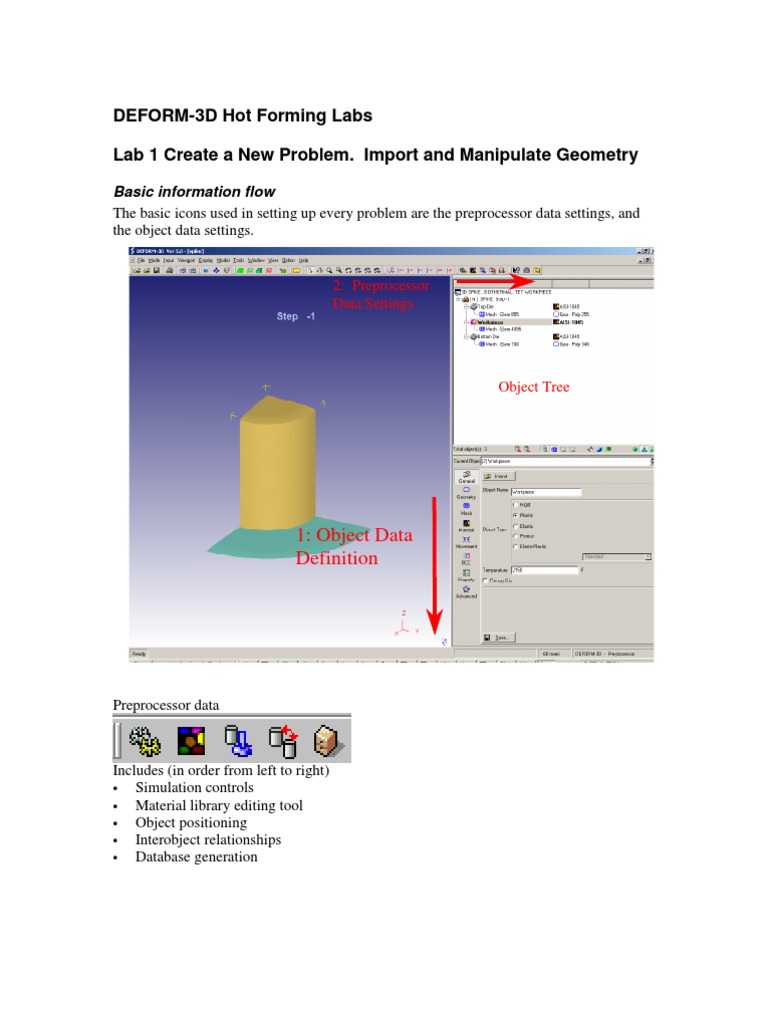 Deform 3d Hot Forming | PDF | Heat Transfer | Icon (Computing)