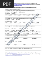 Accenture Aptitude Placement Papaer | PDF | Fraction (Mathematics) | Teaching Mathematics