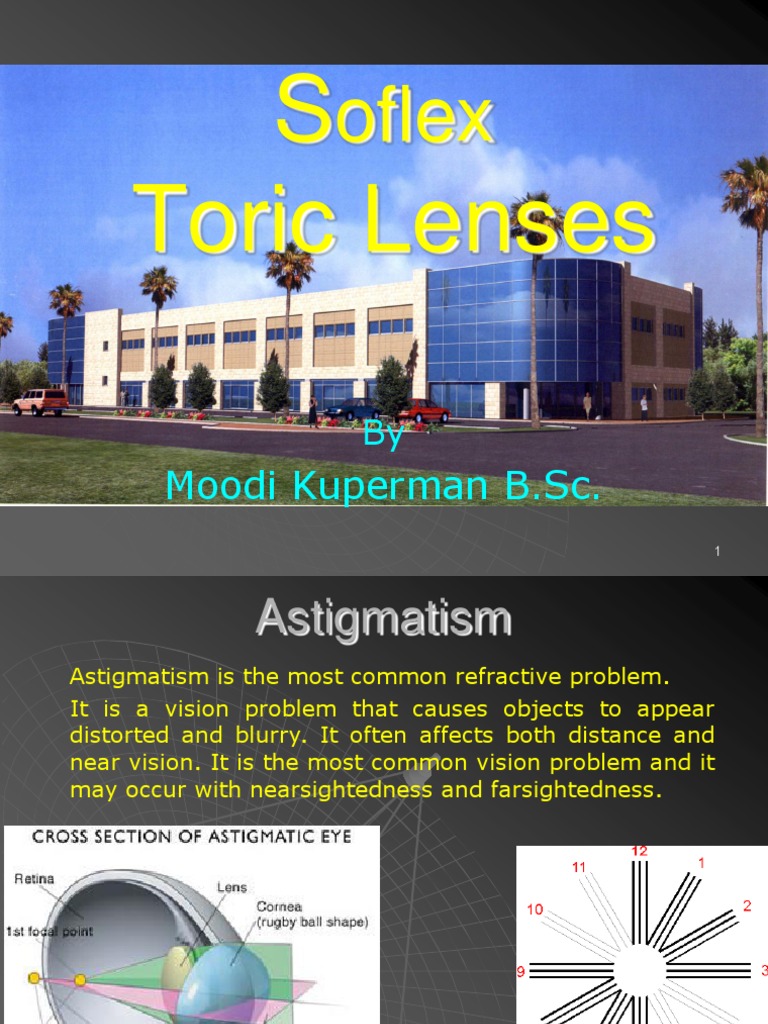 Soflex Toric Lenses | PDF | Lens (Optics) | Contact Lens