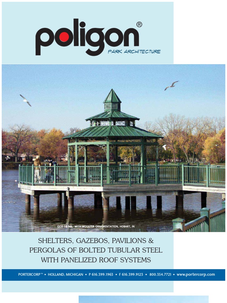 Poligon Park Structures | PDF | Galvanization | Roof