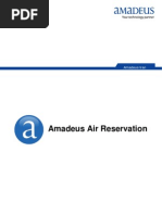 Amadeus Basic Training Manual | PDF | Airlines | Aviation
