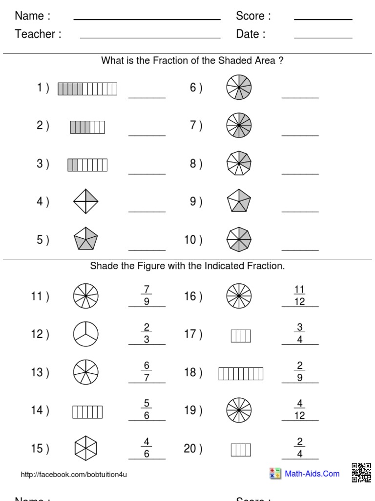 Fractions Visual1 | PDF