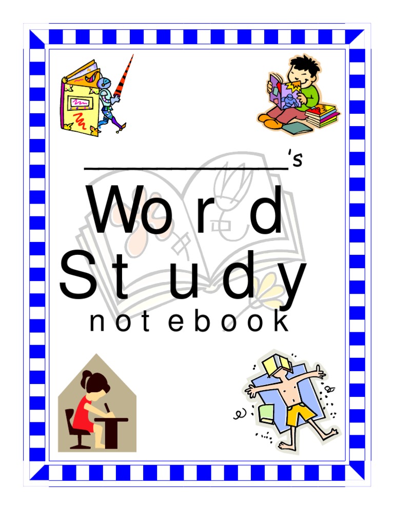 Word Study Notebook | Homework | Semiotics