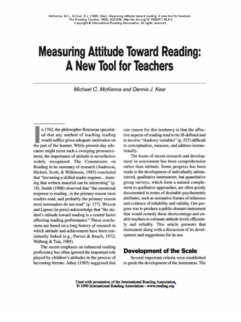 Elementary_Reading_Attitude_Survey_2.pdf | Educational Assessment ...