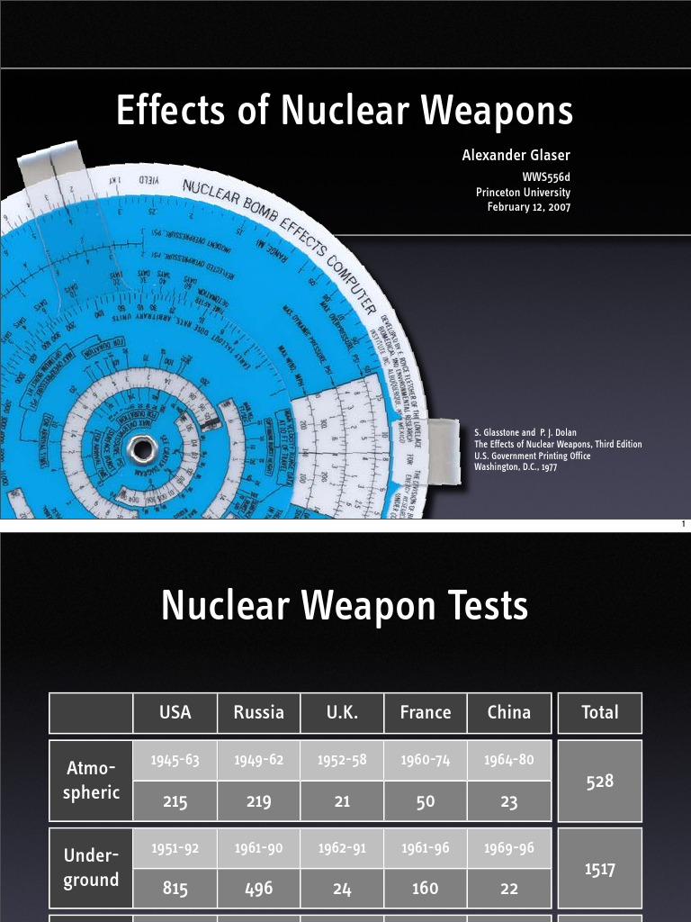 Nuclear Weapons Effects Overview | PDF | Nuclear Physics | Nuclear ...