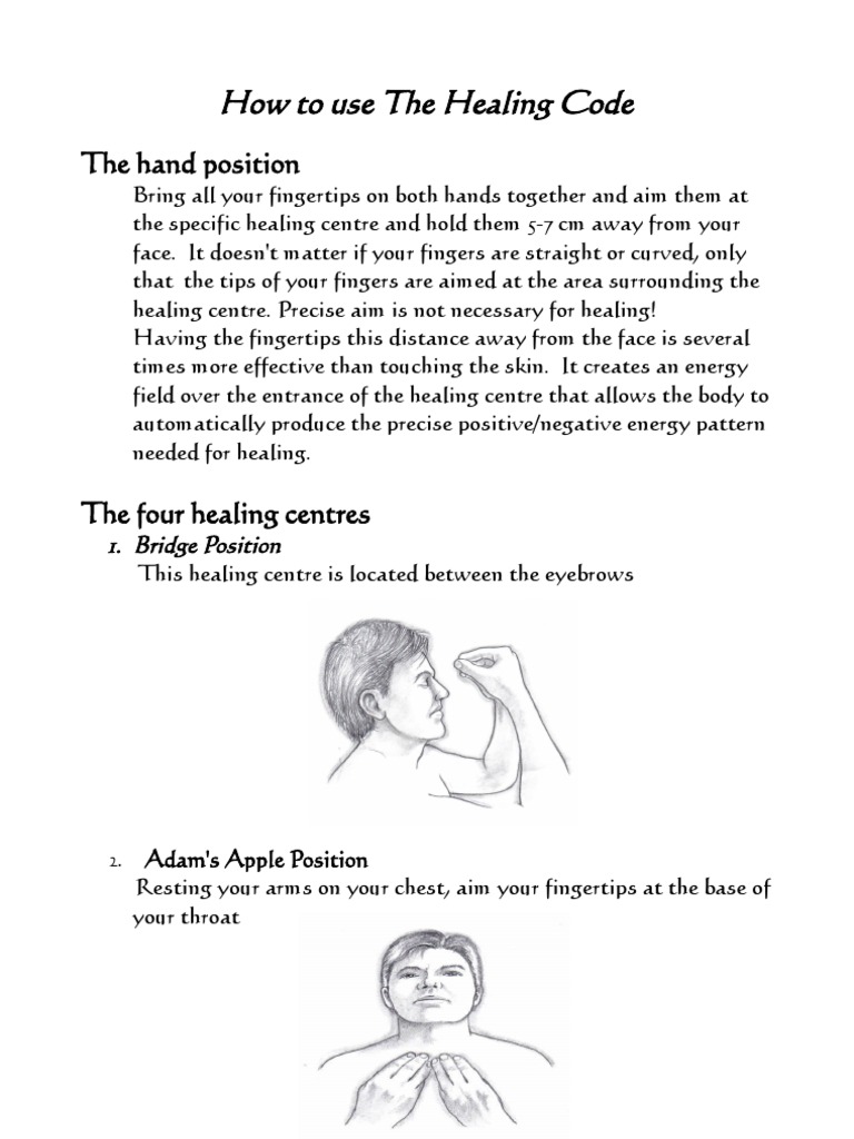 How To Use The Healing Code PDF | PDF | Prayer | Psychology