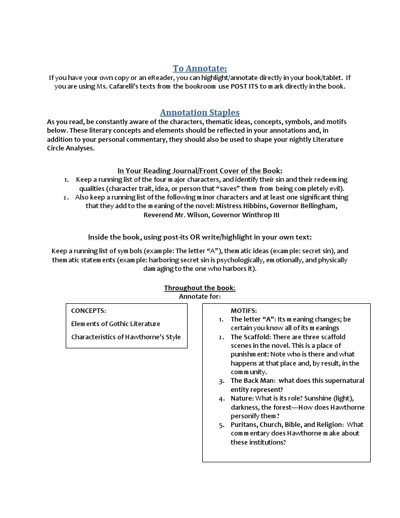Effective Annotation Strategies for Literature | PDF