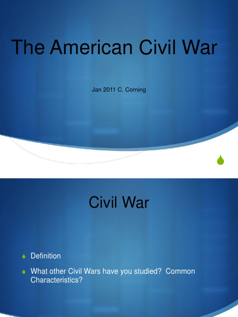 American Civil War Review | PDF | Confederate States Of America ...