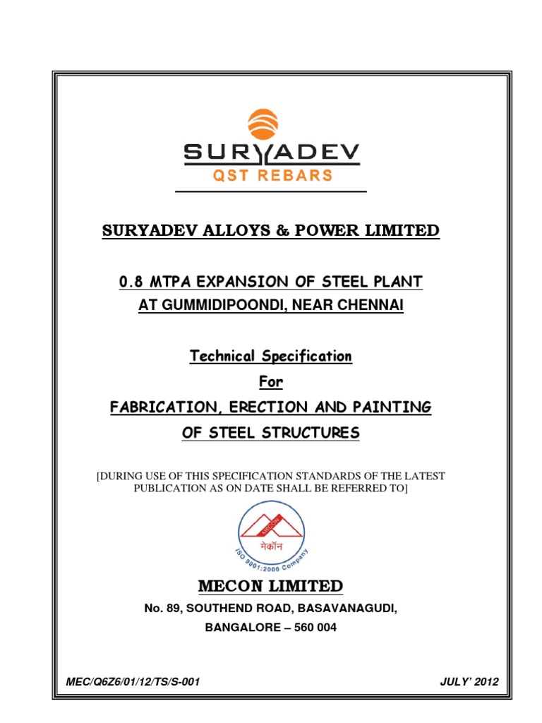 Suryadev T.S.for STRL Final | PDF | Structural Steel | Welding