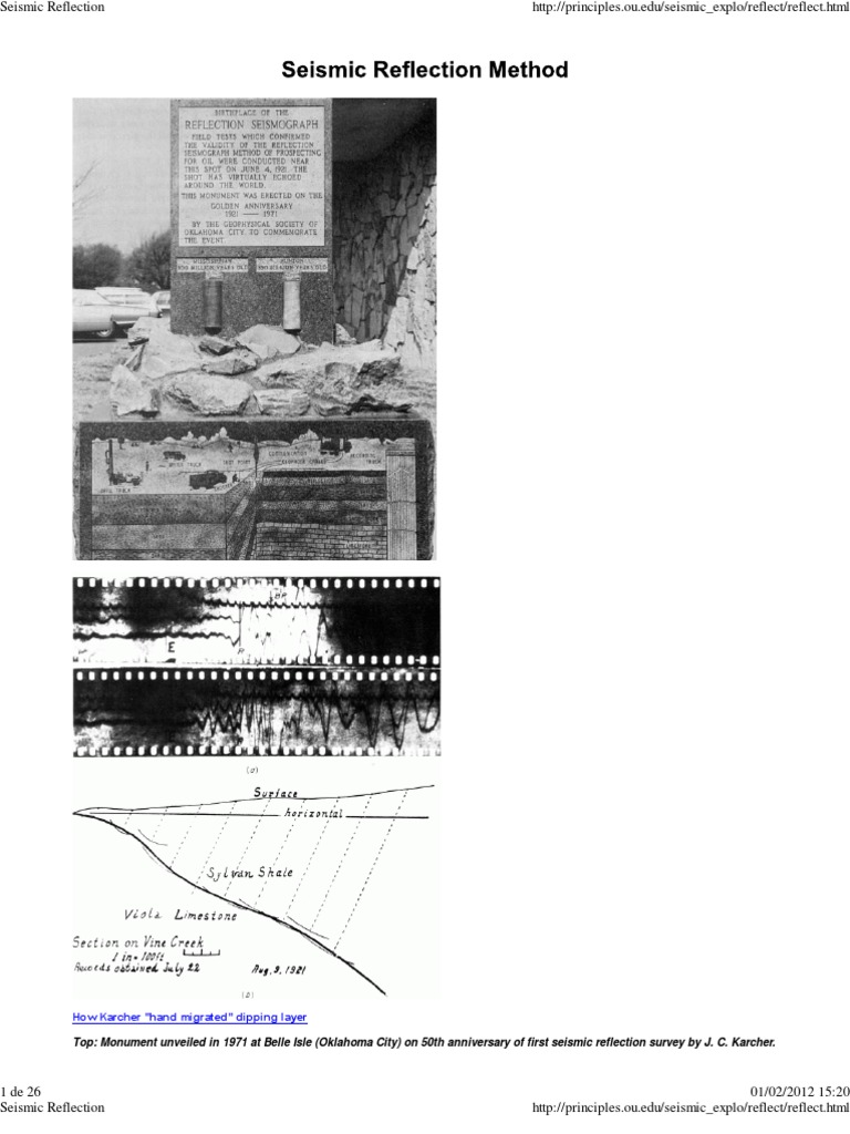 Seismic Reflection | PDF | Reflection Seismology | Signal To Noise Ratio