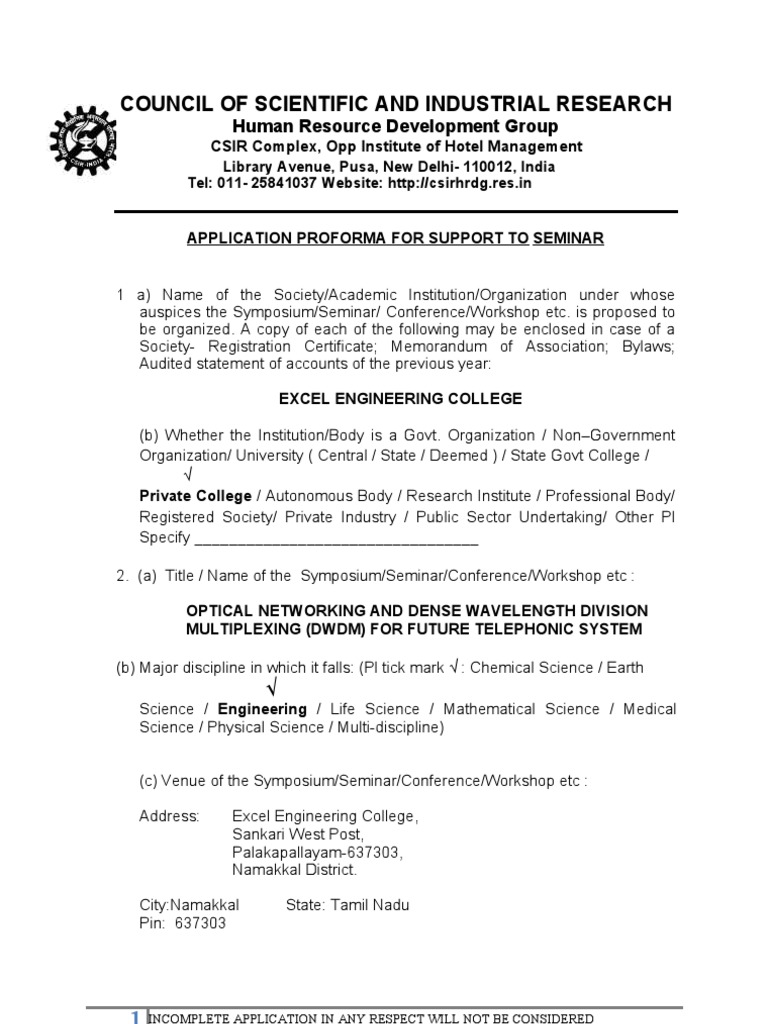 Council of Scientific and Industrial Research: Human Resource ...