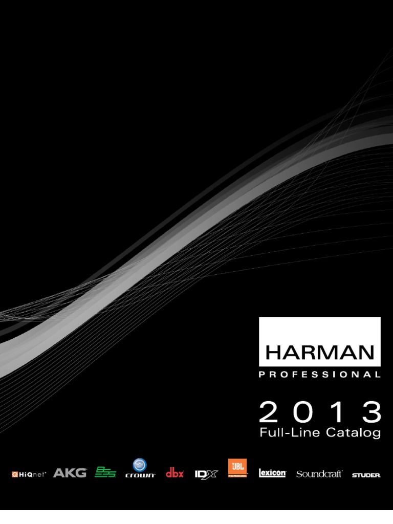 Harman Professional 2013 Full Catalogue | PDF | Loudspeaker | Amplifier