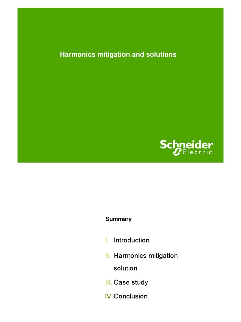 Harmonics Mitigation and Solutions | PDF
