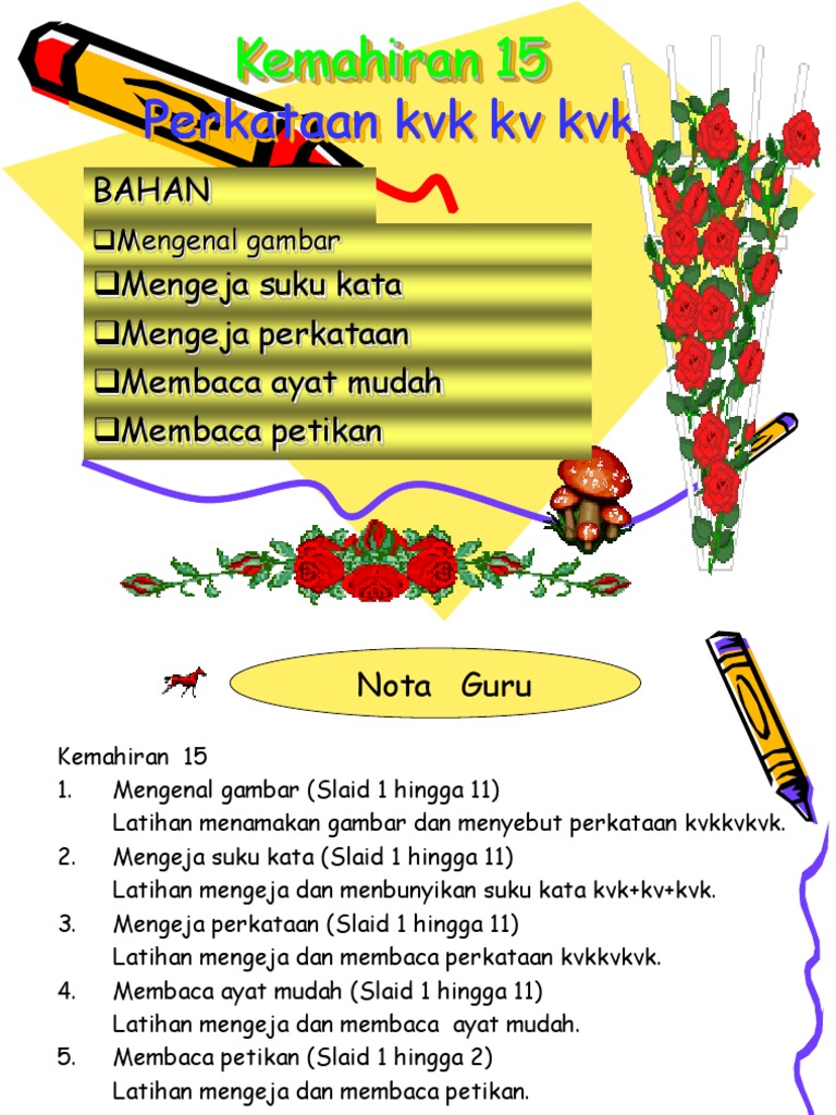 15 Pengenalan KVK KV KVK | PDF
