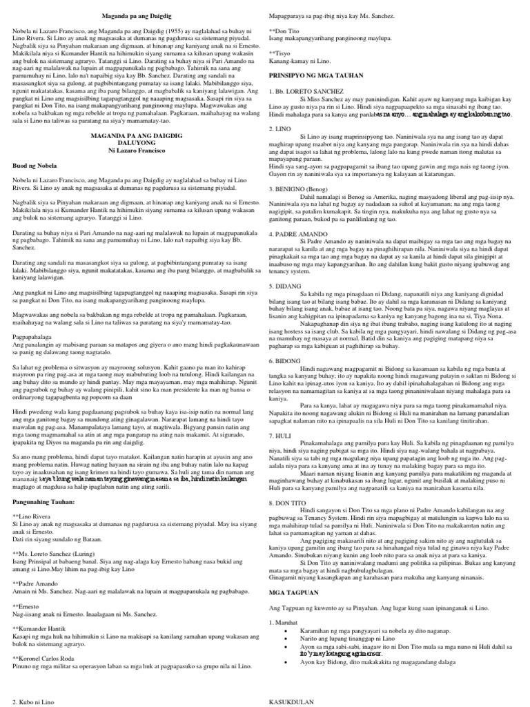 Maganda Pa Ang Daigdig | PDF