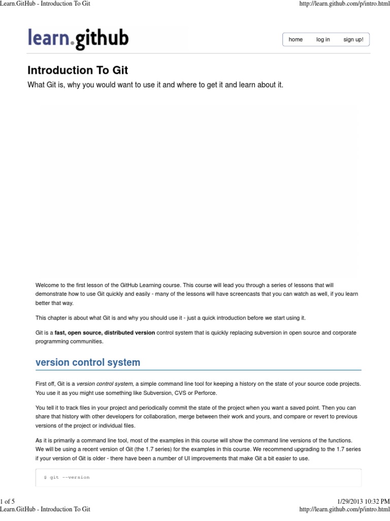 Git Hub | PDF | Version Control | Data Management