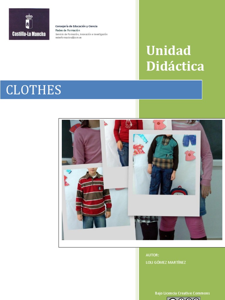 Unidad Didáctica Clothes | PDF | Aprendizaje | Educación primaria