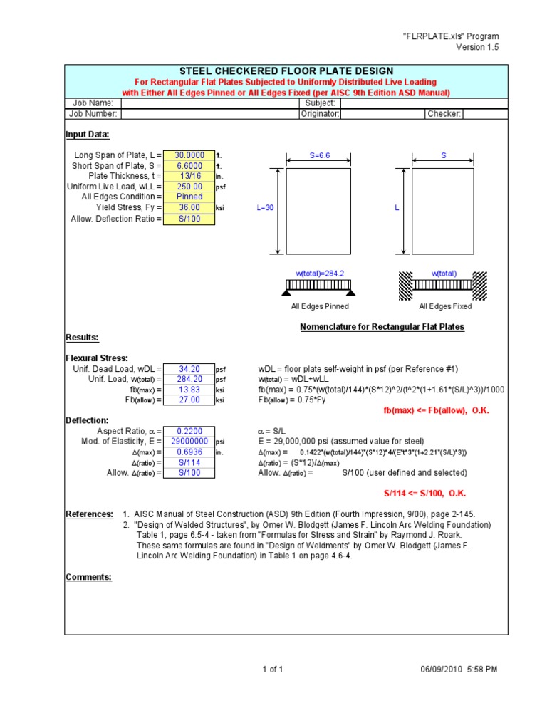 Chequer Plate Design | Classical Mechanics | Applied And ...