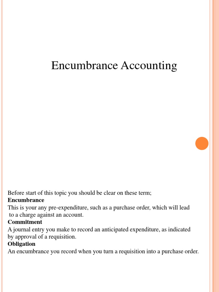 Oracle Encumbrance Accounting | PDF | Invoice | Cheque