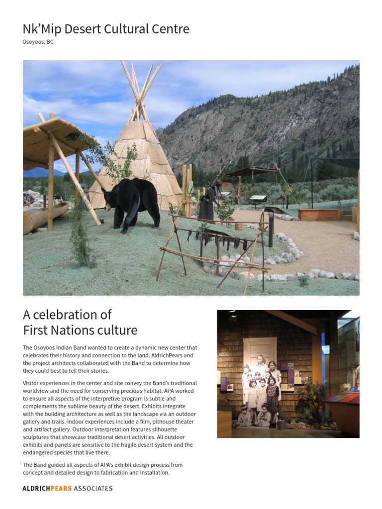 Nk'Mip Desert Cultural Centre Overview | PDF | Social Science