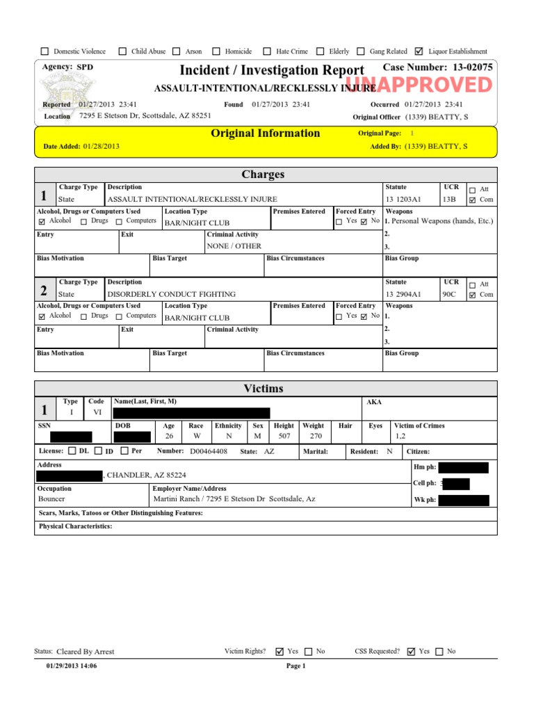 Jason London Police Report | Domestic Violence | Hate Crimes