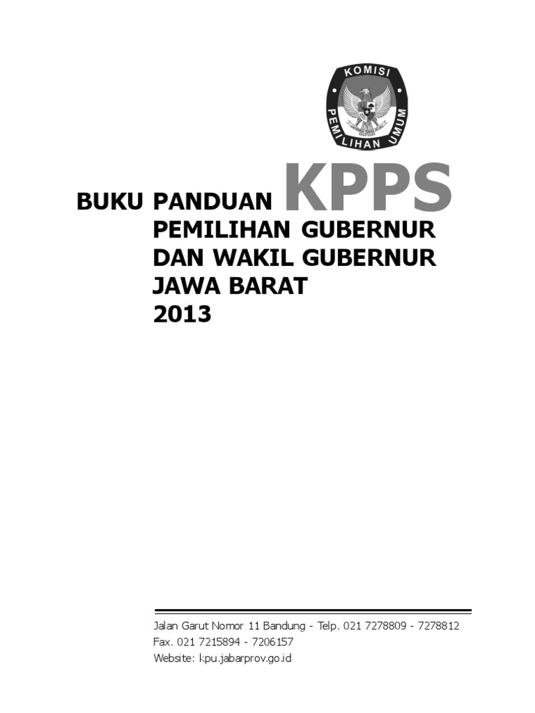 Buku Panduan Kpps | PDF