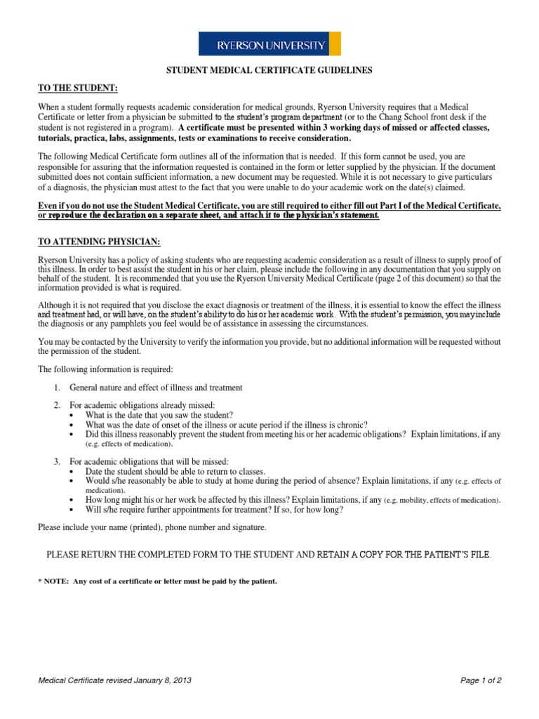 RYERSON | PDF | Privacy | Medicine