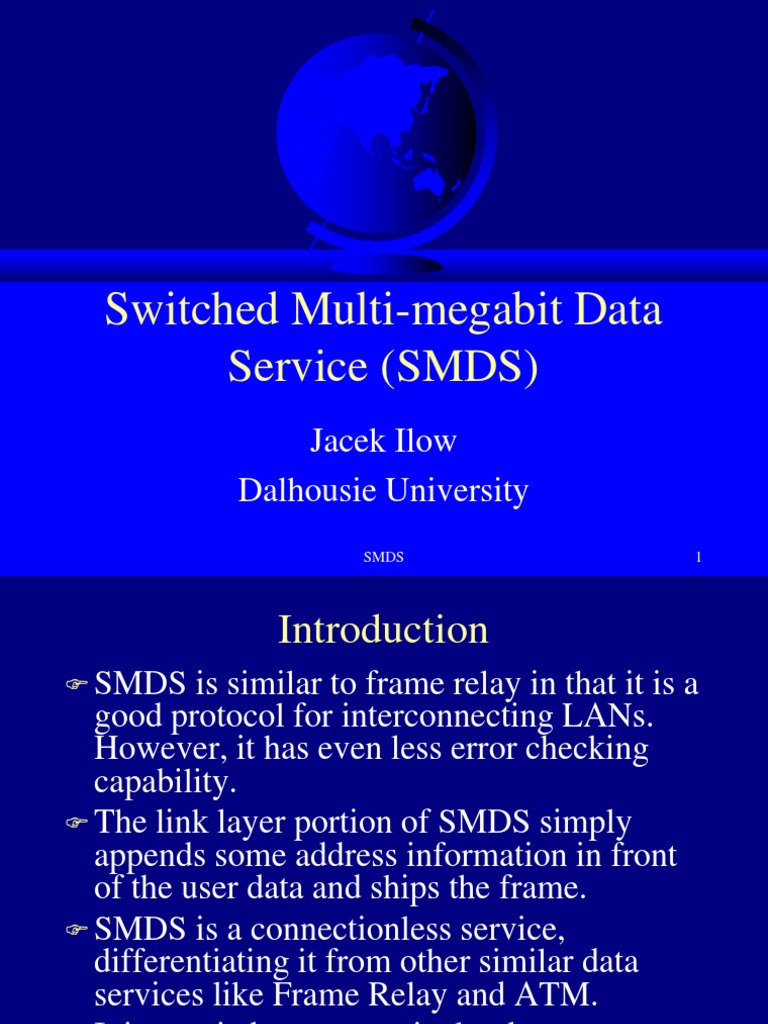 Smds | PDF | Communications Protocols | Network Packet